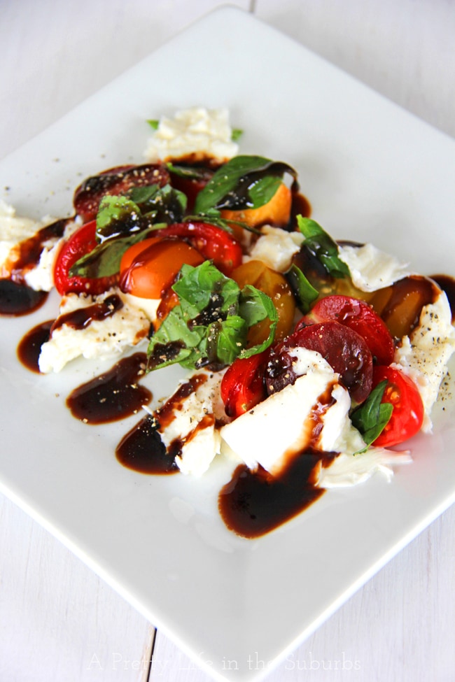 Easy Caprese Salad - A Pretty Life In The Suburbs