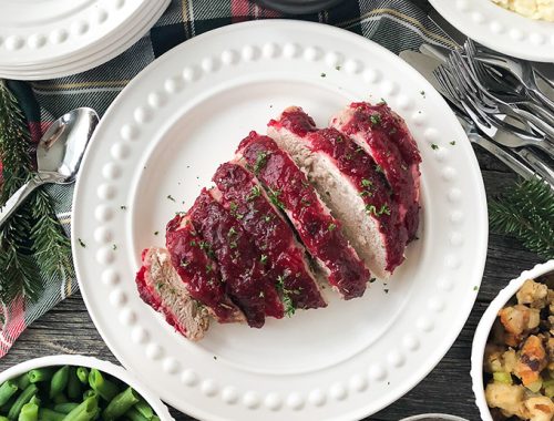 Cranberry Glazed Turkey Breast - A Pretty Life In The Suburbs
